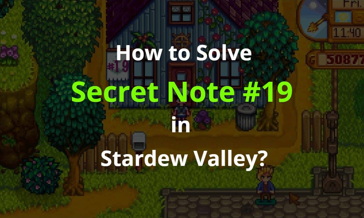 Solved: Secret Note 19 in Stardew Valley [Arrows]